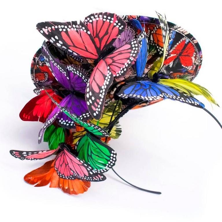 Philip Treacy Butterfly Fascinator Hat For Sale at 1stDibs | philip ...