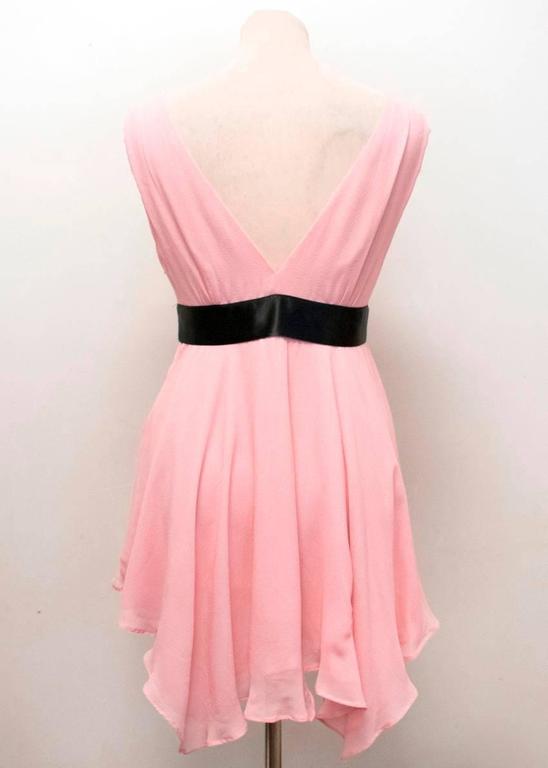 Michael Kors Pink Ribbon Mini Dress For Sale at 1stDibs