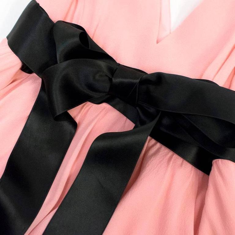 Michael Kors Pink Ribbon Mini Dress For Sale at 1stDibs