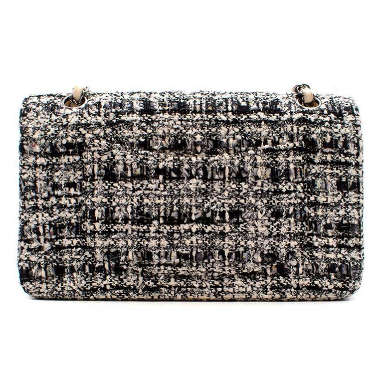 Chanel Tweed Double Flap Bag at 1stDibs | chanel tweed bag, chanel ...