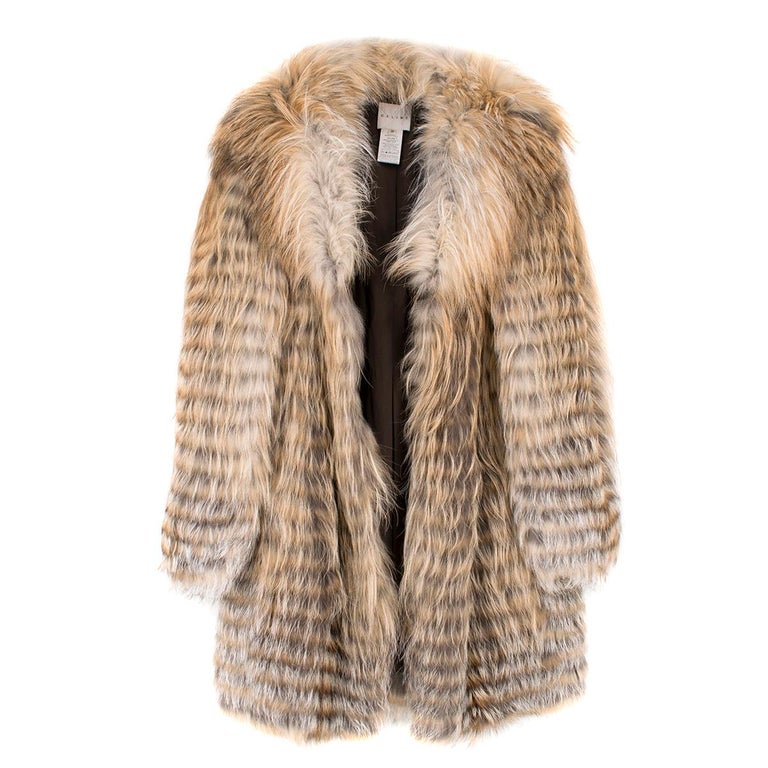 Celine Fox Fur Coat Size 6 For Sale at 1stDibs | celine fur coat ...