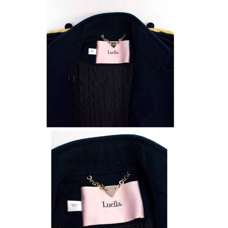 Luella Limited Edition Navy Military Coat For Sale at 1stDibs | luella ...