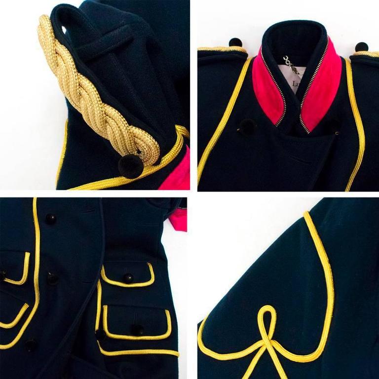 Luella Limited Edition Navy Military Coat For Sale at 1stDibs | luella ...