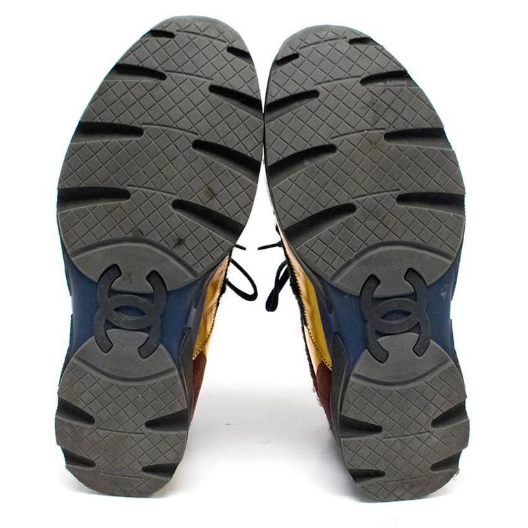 Chanel Men's Multicolour Tweed Trainers For Sale at 1stDibs | chanel ...