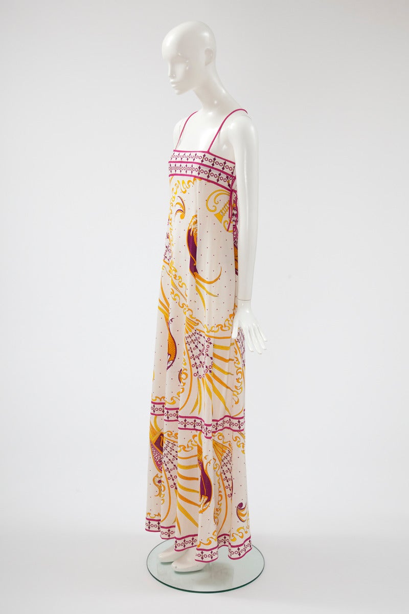 Emilio Pucci Printed Cotton Maxi Dress at 1stDibs | pucci maxi dresses ...