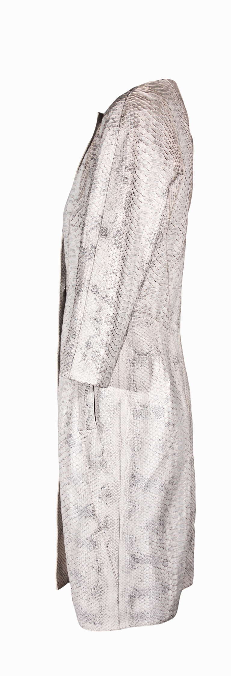 Christian Dior Python Princess Coat at 1stDibs