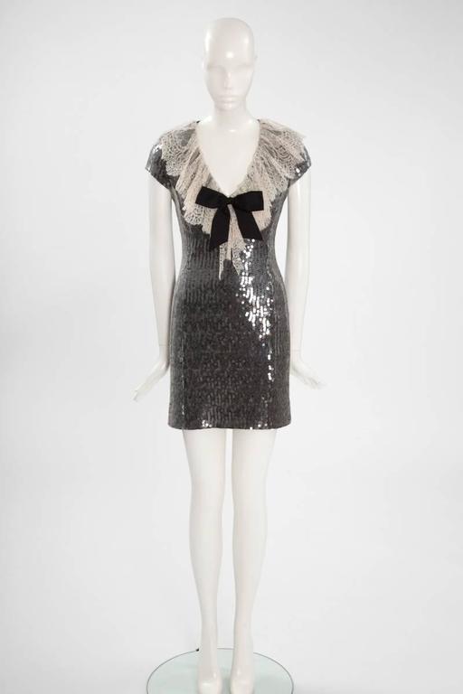 Chanel Sequined Mini Dress at 1stDibs