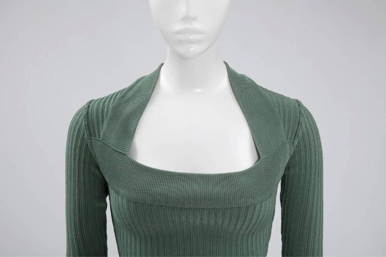 Alaïa Knit Sculptural Dress at 1stDibs | alaia knit dress