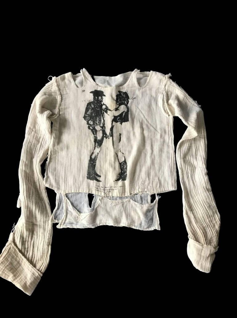 Original 1970s Seditionaries Westwood Mclaren Gay Cowboys Muslin Top ...