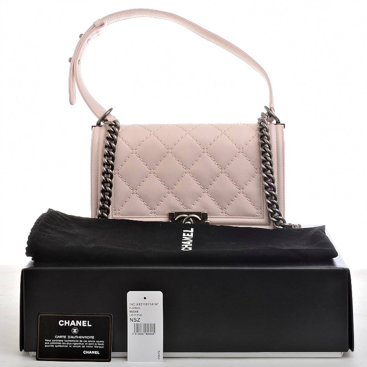 Chanel Baby Pink Quilted Medium Boy Bag at 1stDibs | chanel baby boy bag