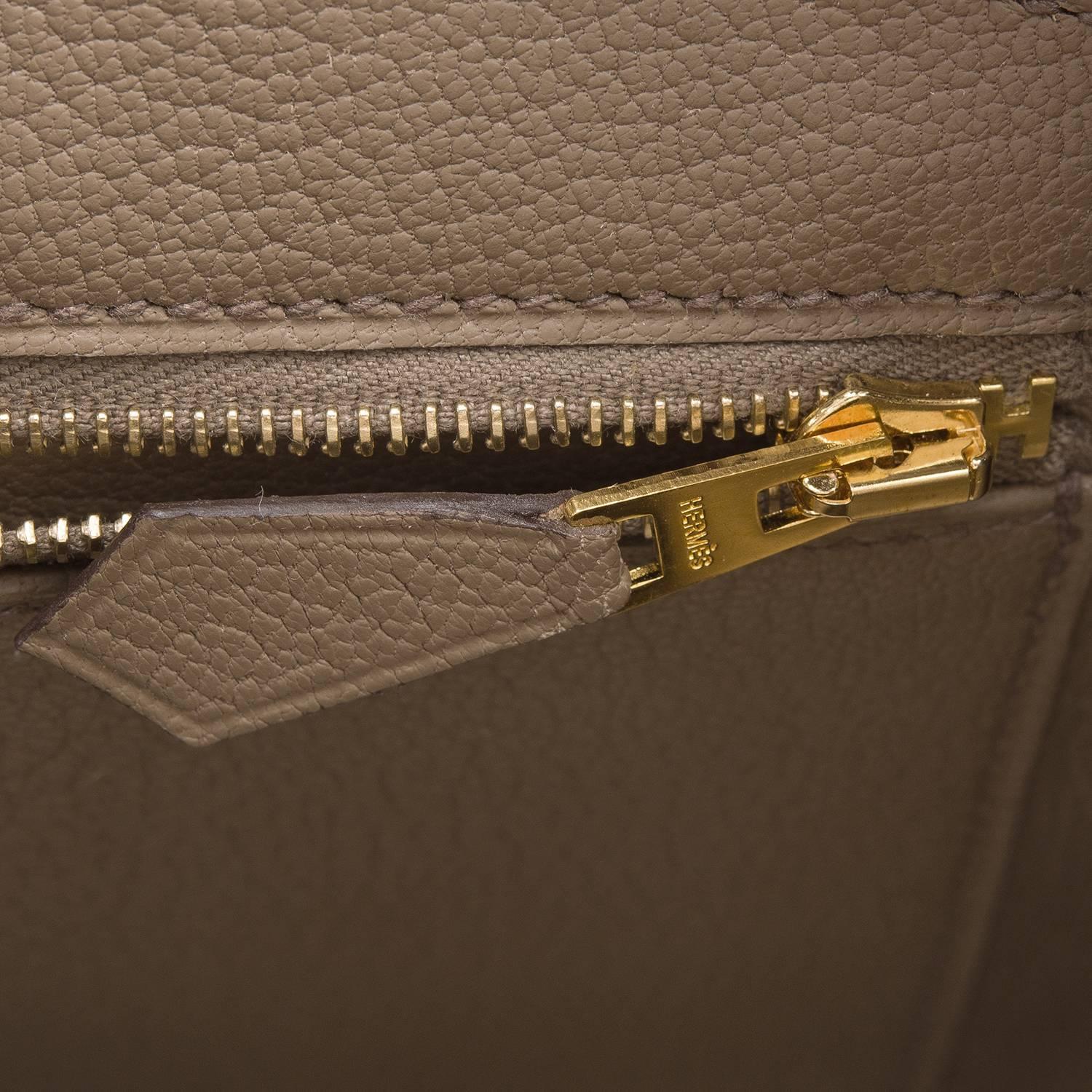 Hermes Gris Elephant Porosus Crocodile Birkin 30cm Gold Hardware For ...