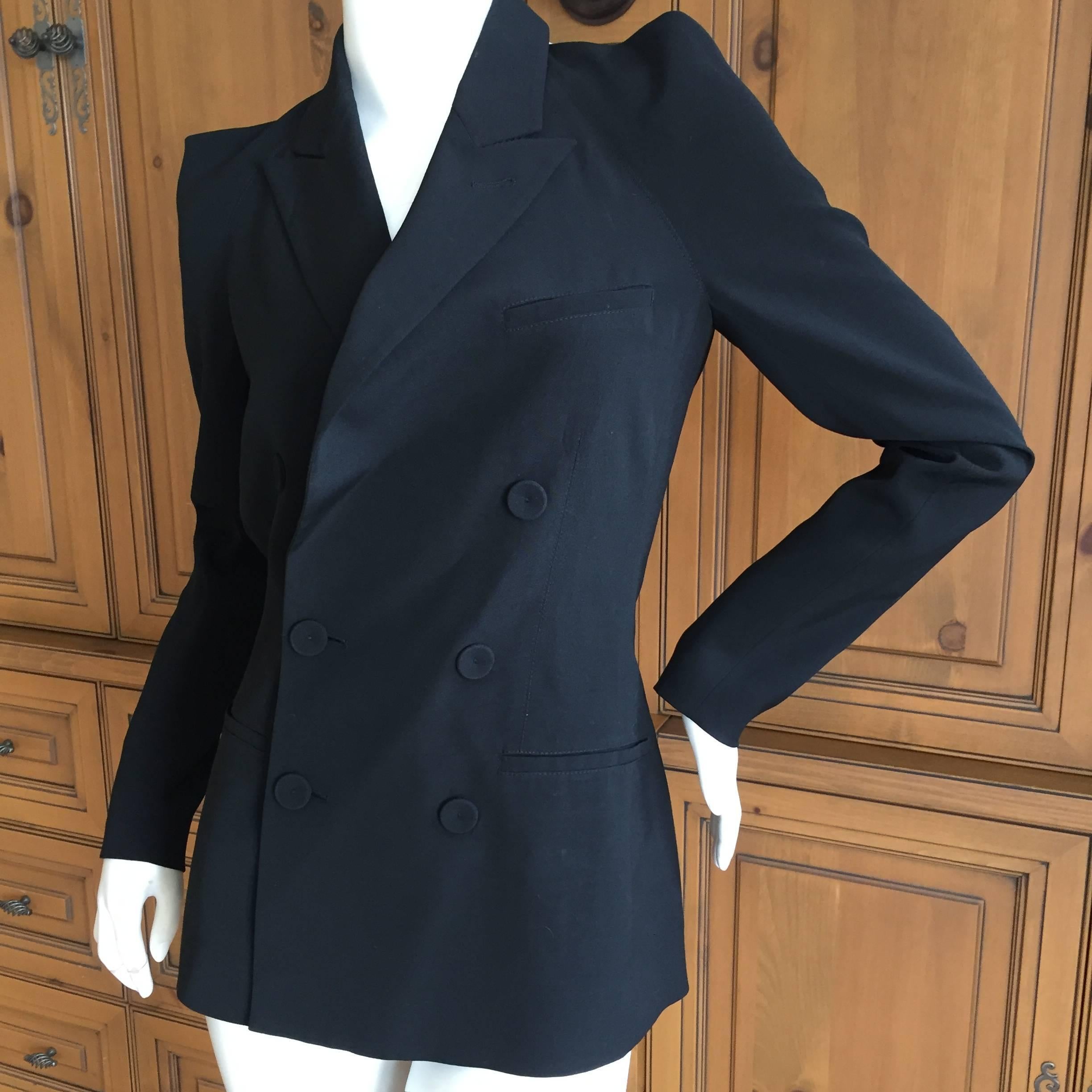 Jean Paul Gaultier 1980's Backless Tuxedo Jacket at 1stDibs
