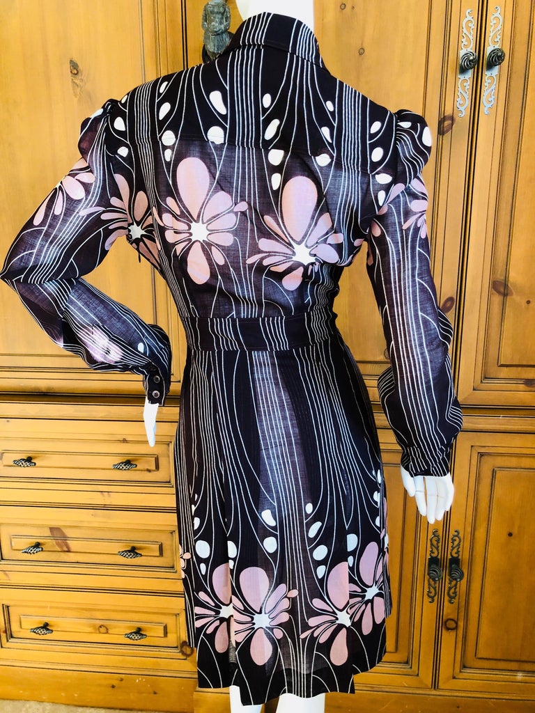 Miu Miu Art Nouveau Pattern Dress Size 44 For Sale at 1stDibs | art ...