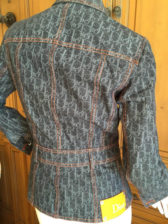 Christian Dior Denim Logo Jacket at 1stDibs | christian dior denim jacket