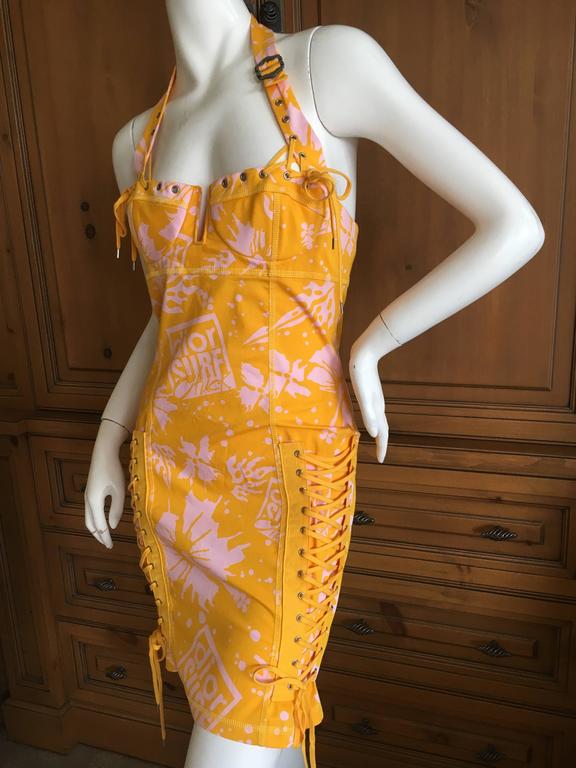 Christian Dior by John Galliano Corset Lace "Dior Surf Chick" Mini ...
