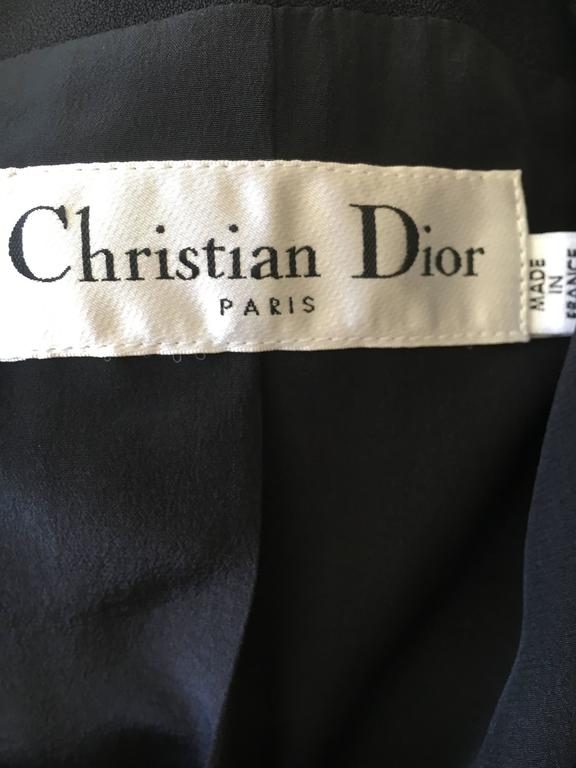 Christian Dior by John Galliano 2011 Black Off the Shoulder Jacket with ...