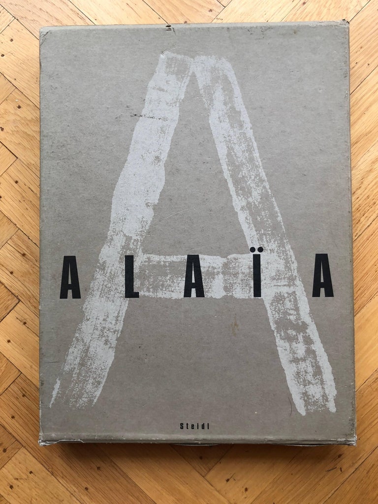 Alaia Book by Steidl Rare Out Of Print Bruce Weber Helmut Newton, 1987 ...