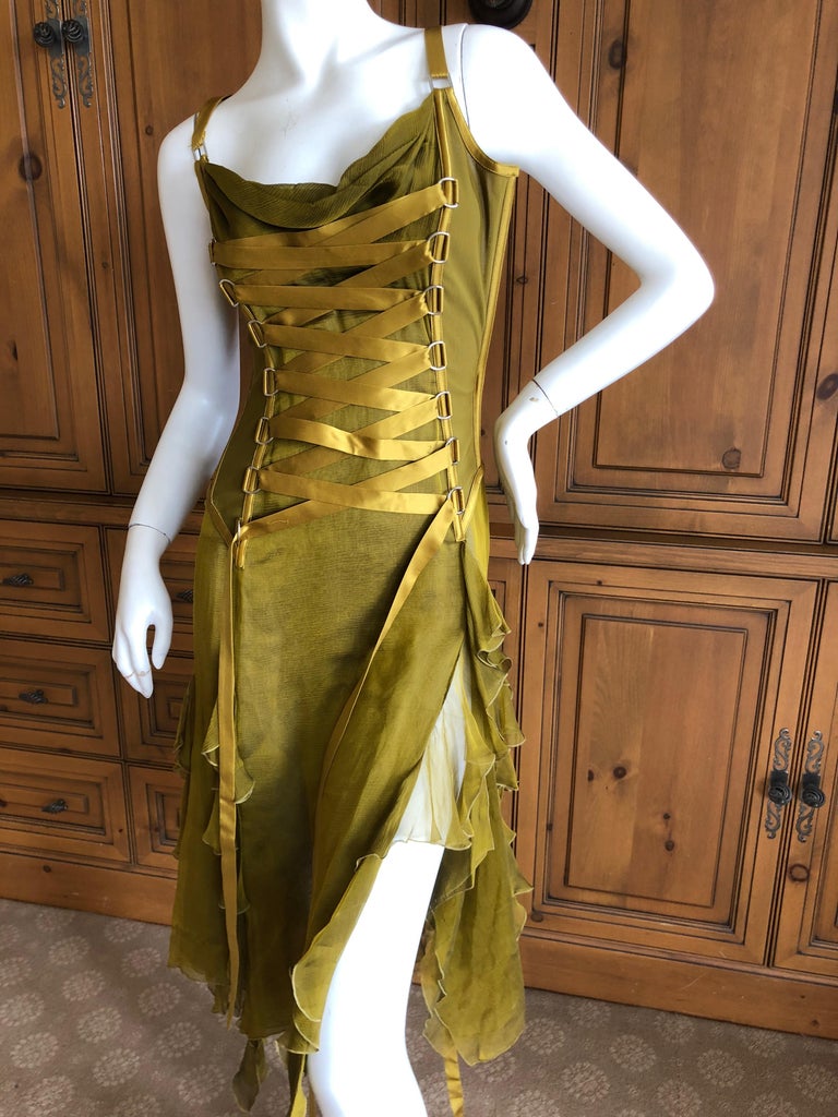 Versace Silk Lace Corset Dress as Seen on Barbie Doll, Fall 2003 For ...