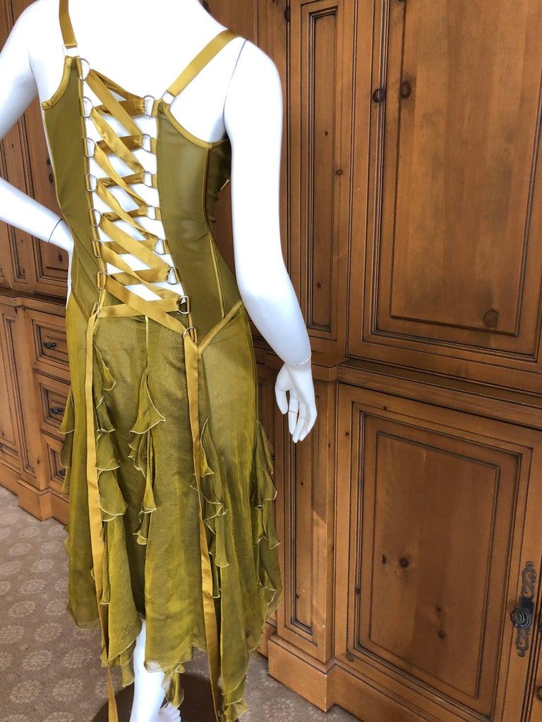 Versace Silk Lace Corset Dress as Seen on Barbie Doll, Fall 2003 For ...