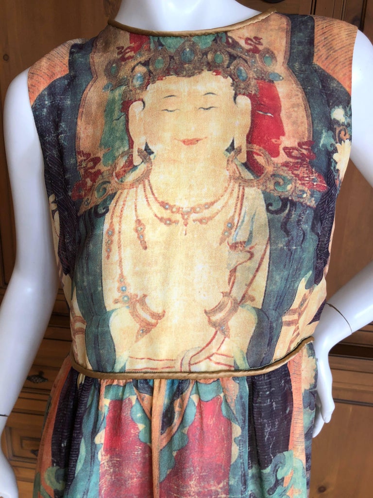 Vivienne Tam Vintage Silk Chakra Buddha Dress For Sale at 1stDibs ...