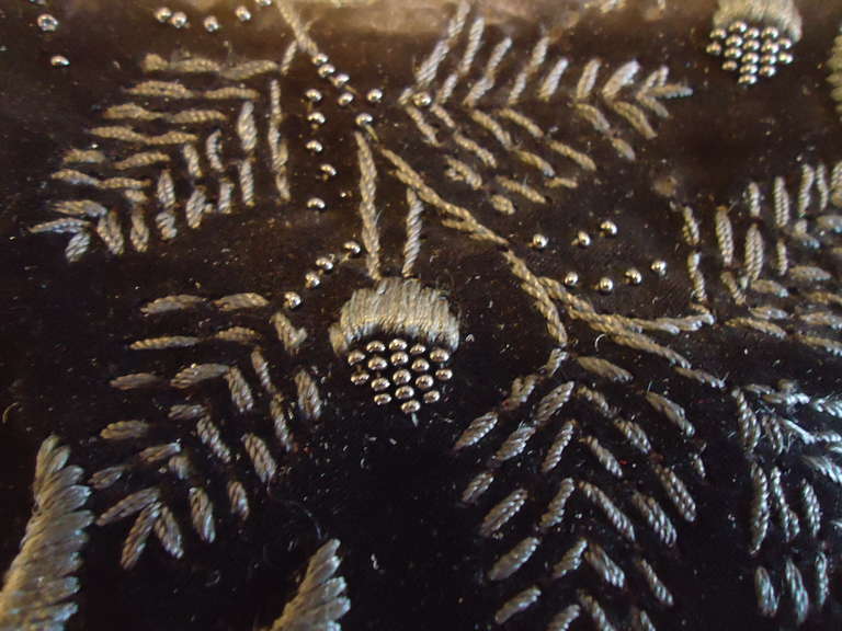 1930s Comolli Italy Handmade Embroidered Velvet Clutch at 1stDibs ...