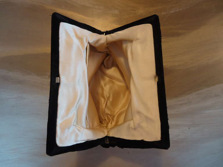 1930s Comolli Italy Handmade Embroidered Velvet Clutch at 1stDibs ...