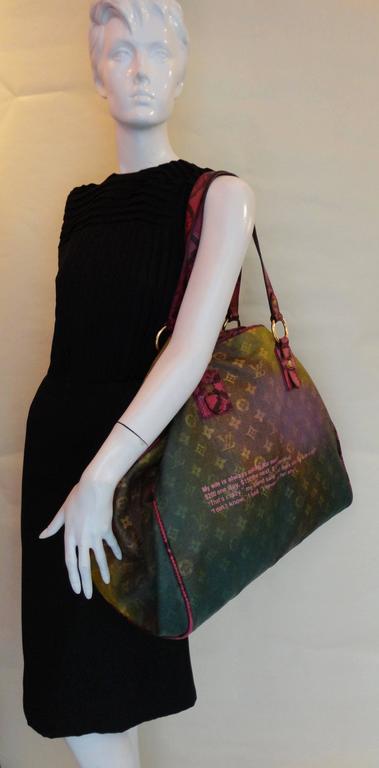 Rare Richard Prince x Louis Vuitton Tote at 1stDibs