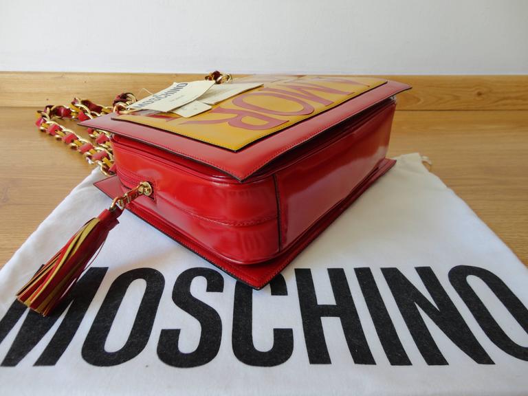 RARE 90´s Moschino ROMA/AMOR Bag at 1stDibs