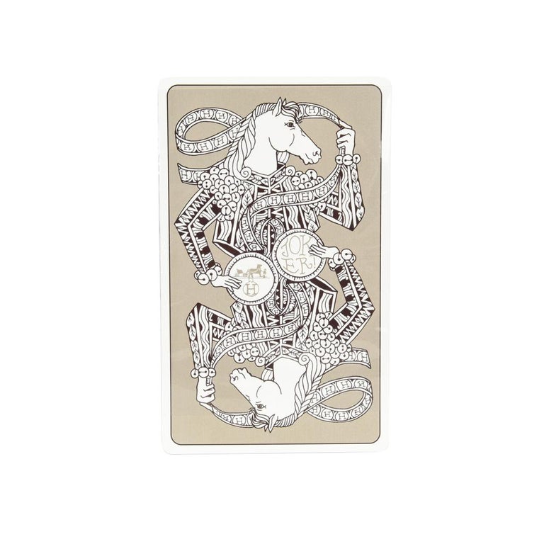 Hermes Jumbo Playing Cards Set Les 4 Mondes New at 1stDibs | hermes ...