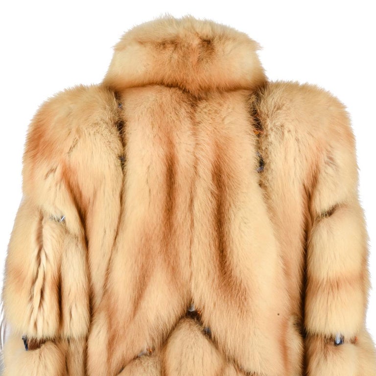 Russian Sable Fur Coat / Jacket Jeweled Unique Striking 6 / 8 at 1stDibs