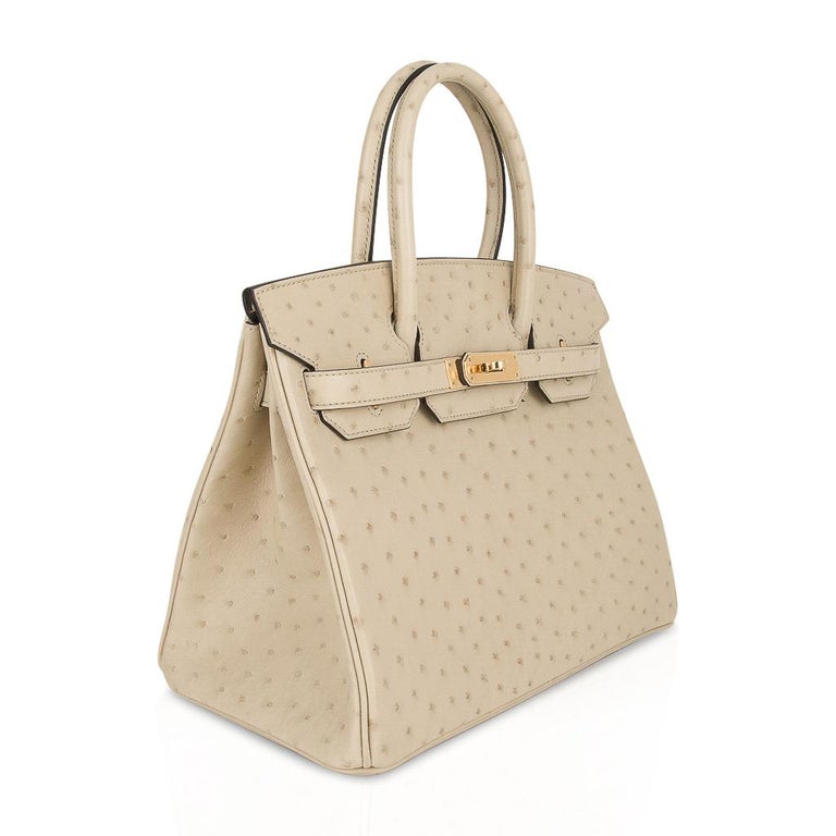 Hermes Birkin 30 Bag Parchemin Gold Hardware Perfect Year Round Neutral ...