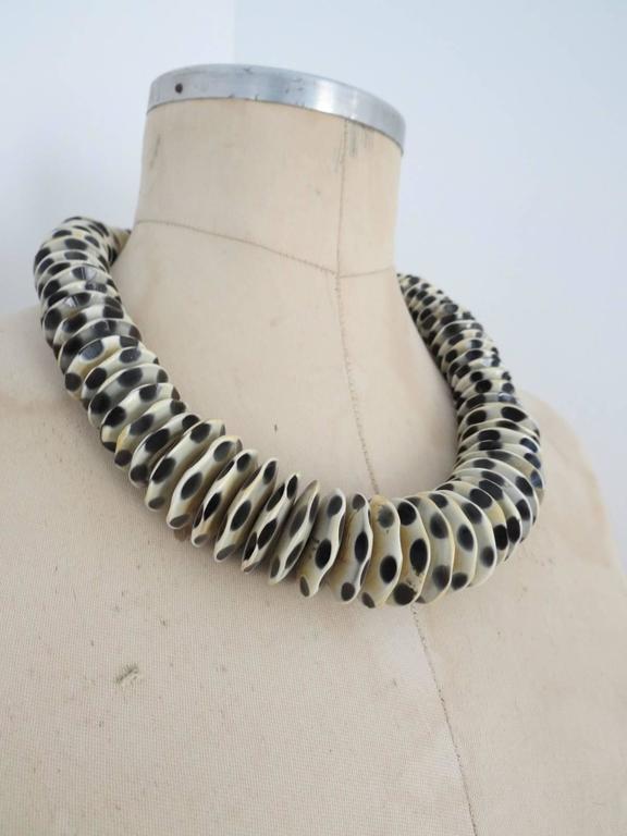 Danish Monies Gerda Lynggaard Horn Necklace at 1stDibs