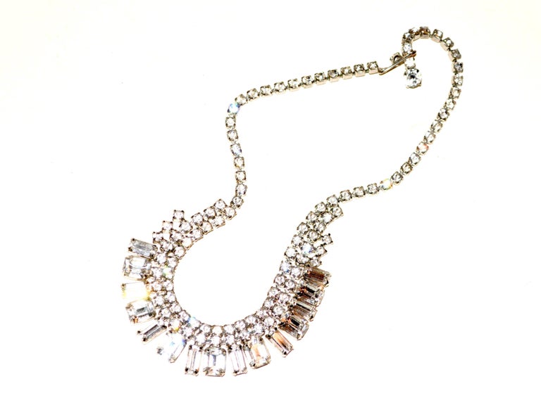 Weiss Rhinestone necklace at 1stDibs