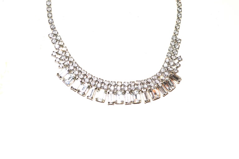 Weiss Rhinestone necklace at 1stDibs