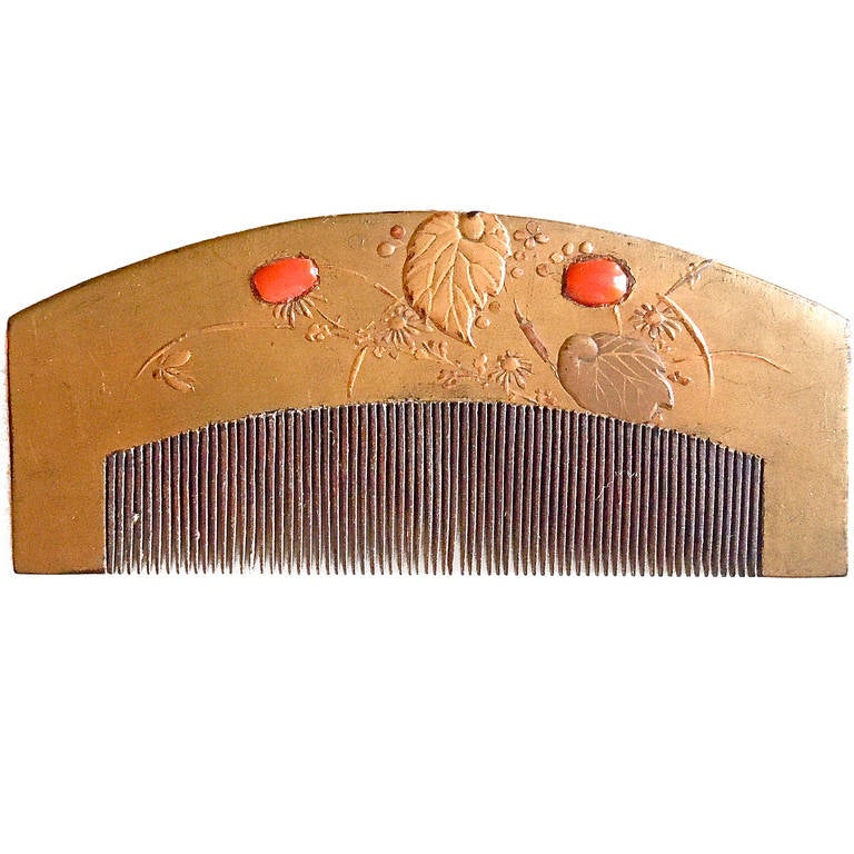 Antique Japanese Kushi Comb at 1stDibs