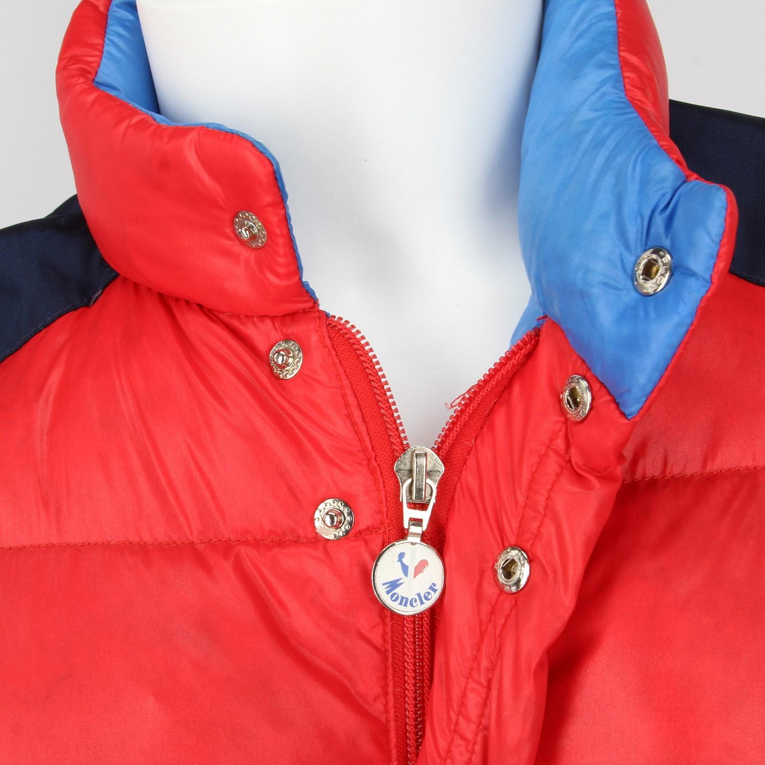 1990s Moncler Red Vintage Quilted Jacket at 1stDibs | moncler 1990