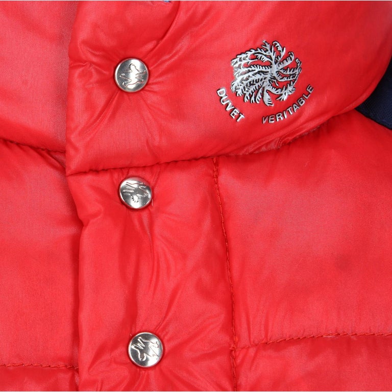 1990s Moncler Red Vintage Quilted Jacket at 1stDibs | moncler 1990