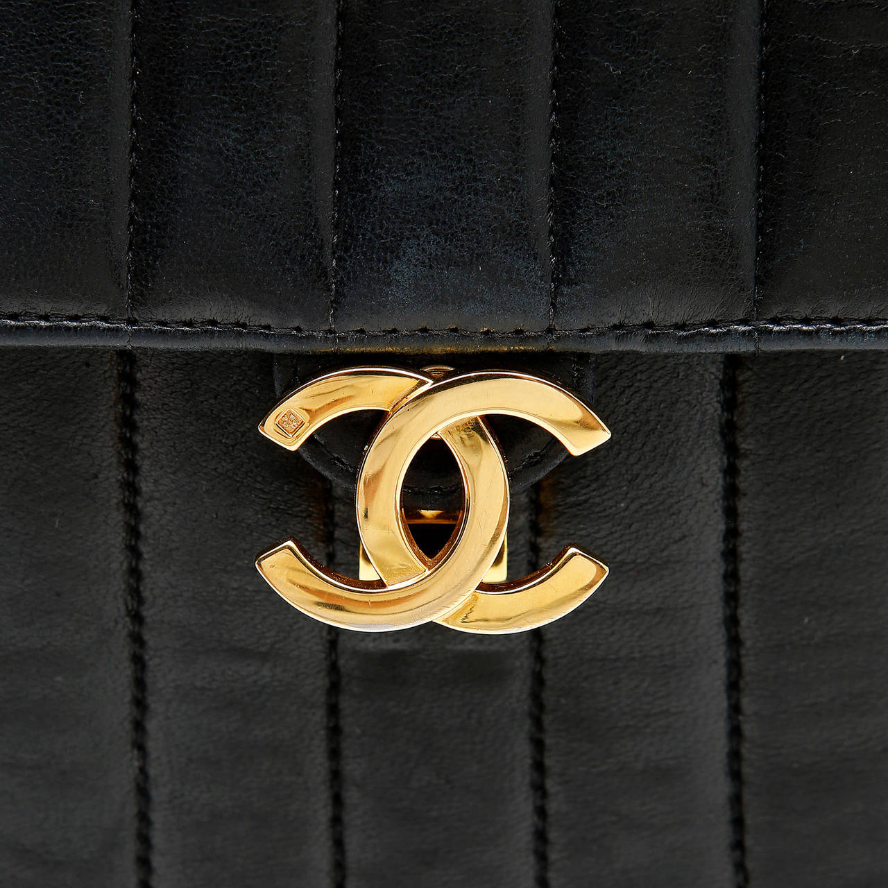Chanel Black Leather Mini Kelly Bag at 1stDibs | chanel mini kelly bag