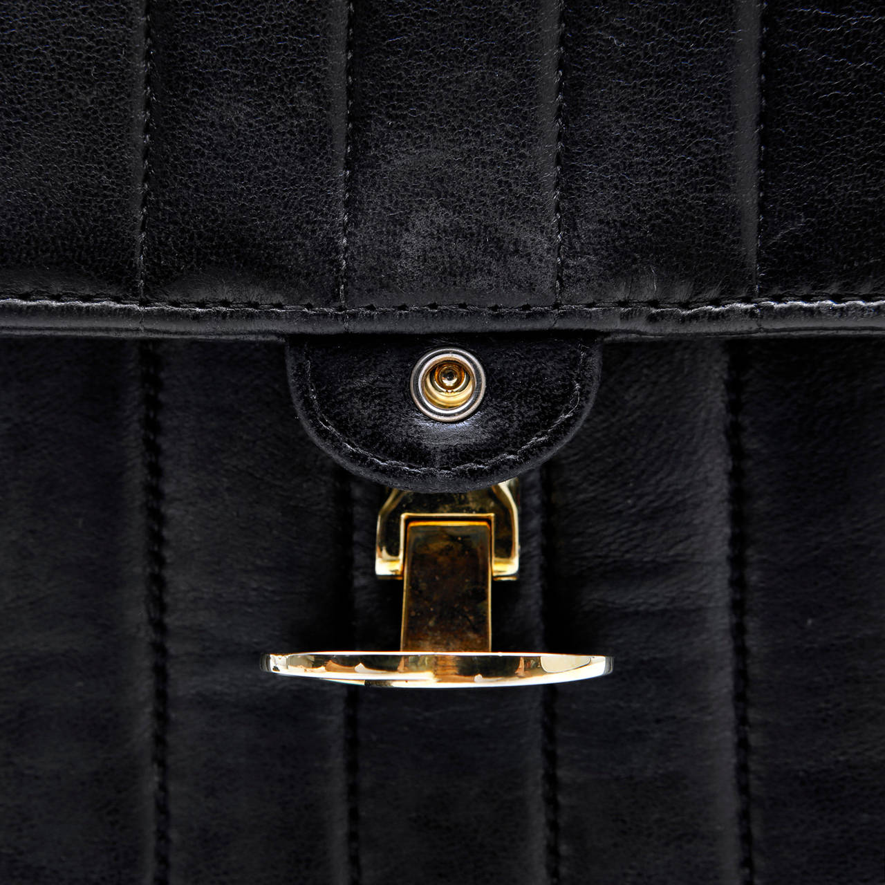 Chanel Black Leather Mini Kelly Bag at 1stDibs | chanel mini kelly bag