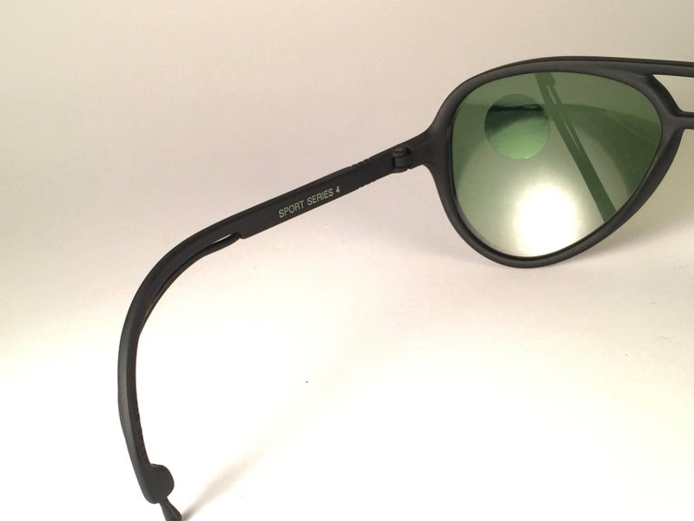 New Vintage Ray Ban Sport Series 4 RB3 Green Lenses 1980's B&L ...