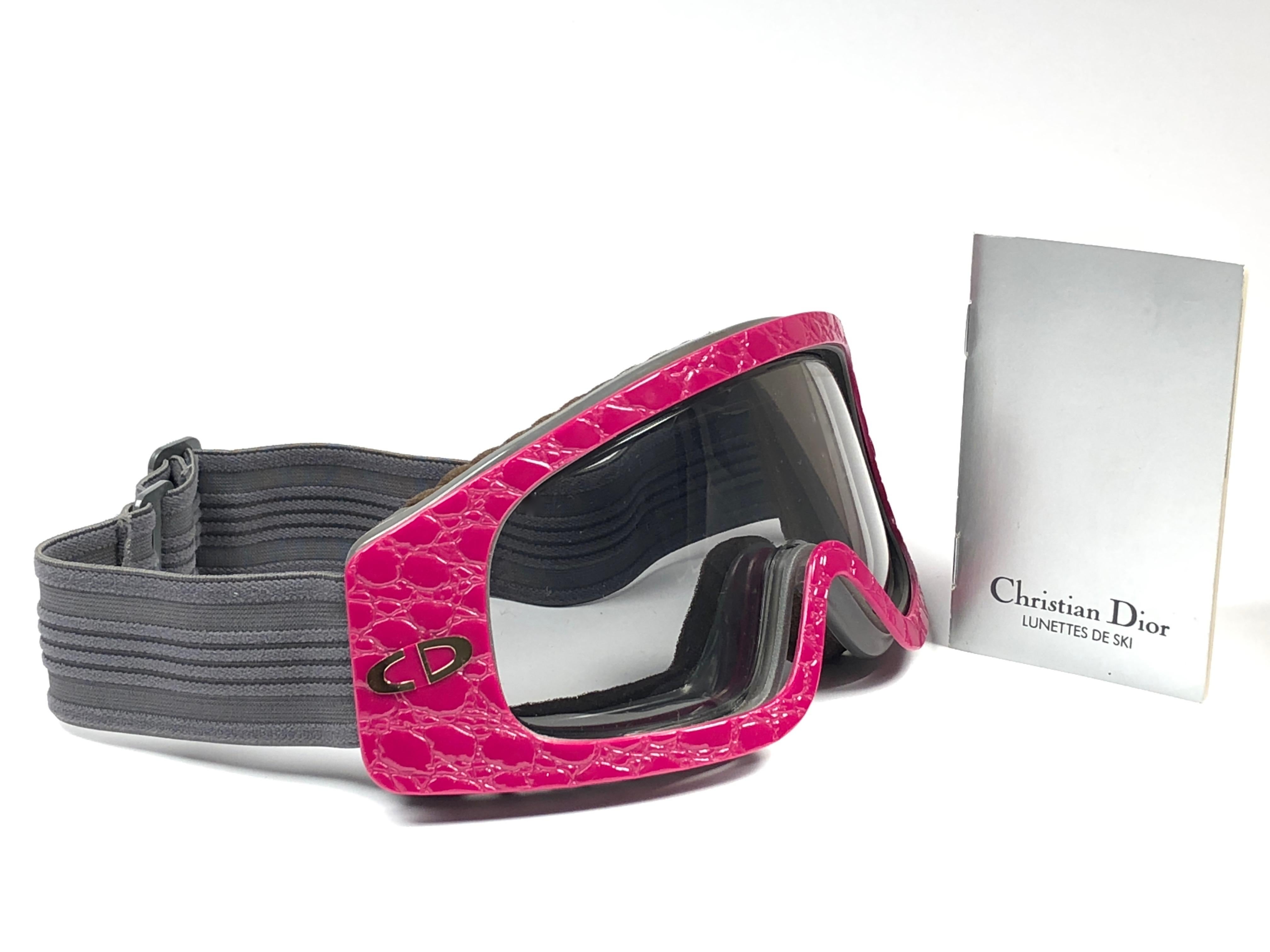 New Vintage Christian Dior Ski Changeable Collector Item Sunglasses ...