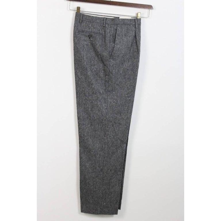 Roberto Capucci vintage wool tweed black white suit dress men's 1990s ...