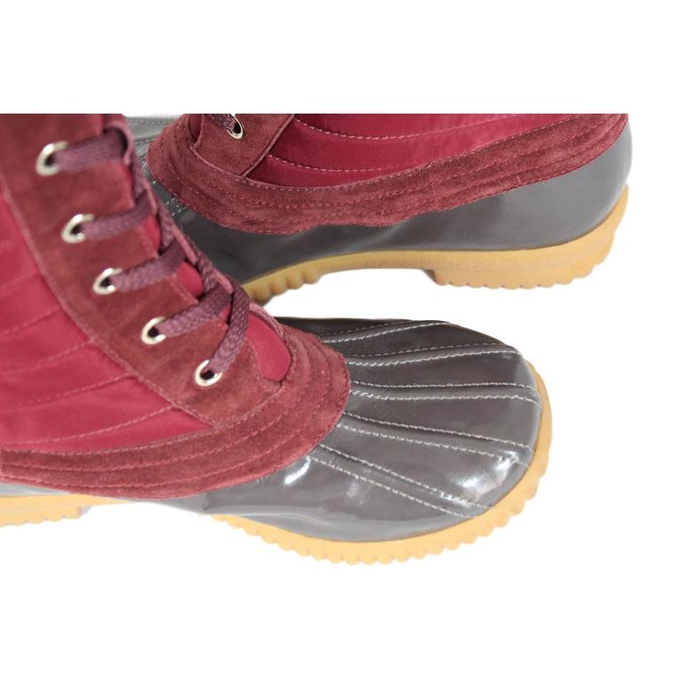 2000s Marc Jacobs Red Duck Boots Shoes For Sale at 1stDibs