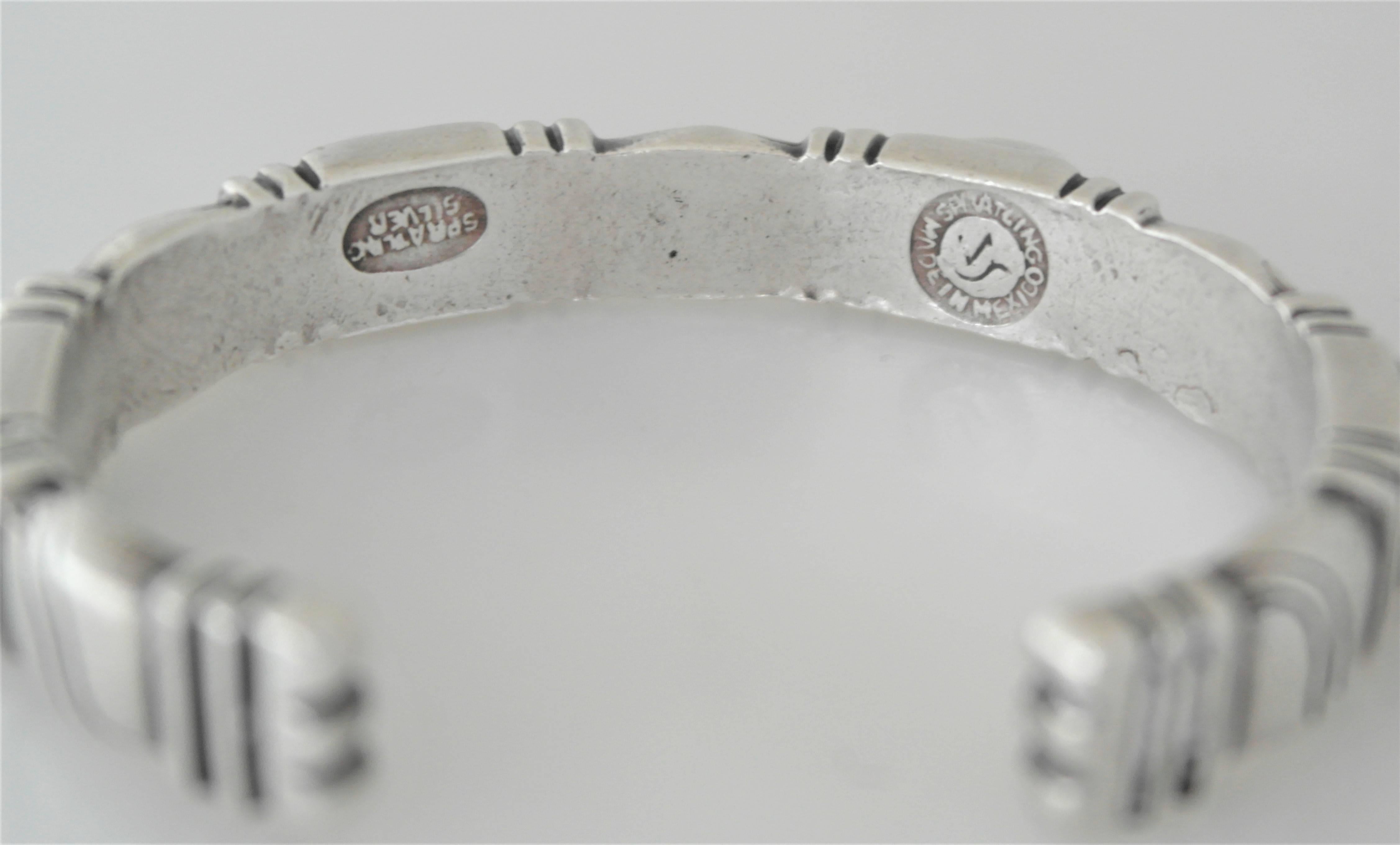 William Spratling Sterling Silver Pyramid Cuff Bracelet at 1stDibs ...