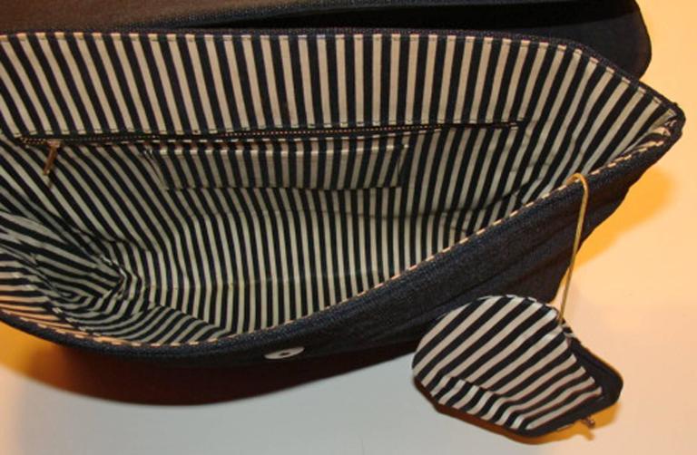 Rare and Iconic Safety Pin Bag in Black Linen Style Weave at 1stDibs