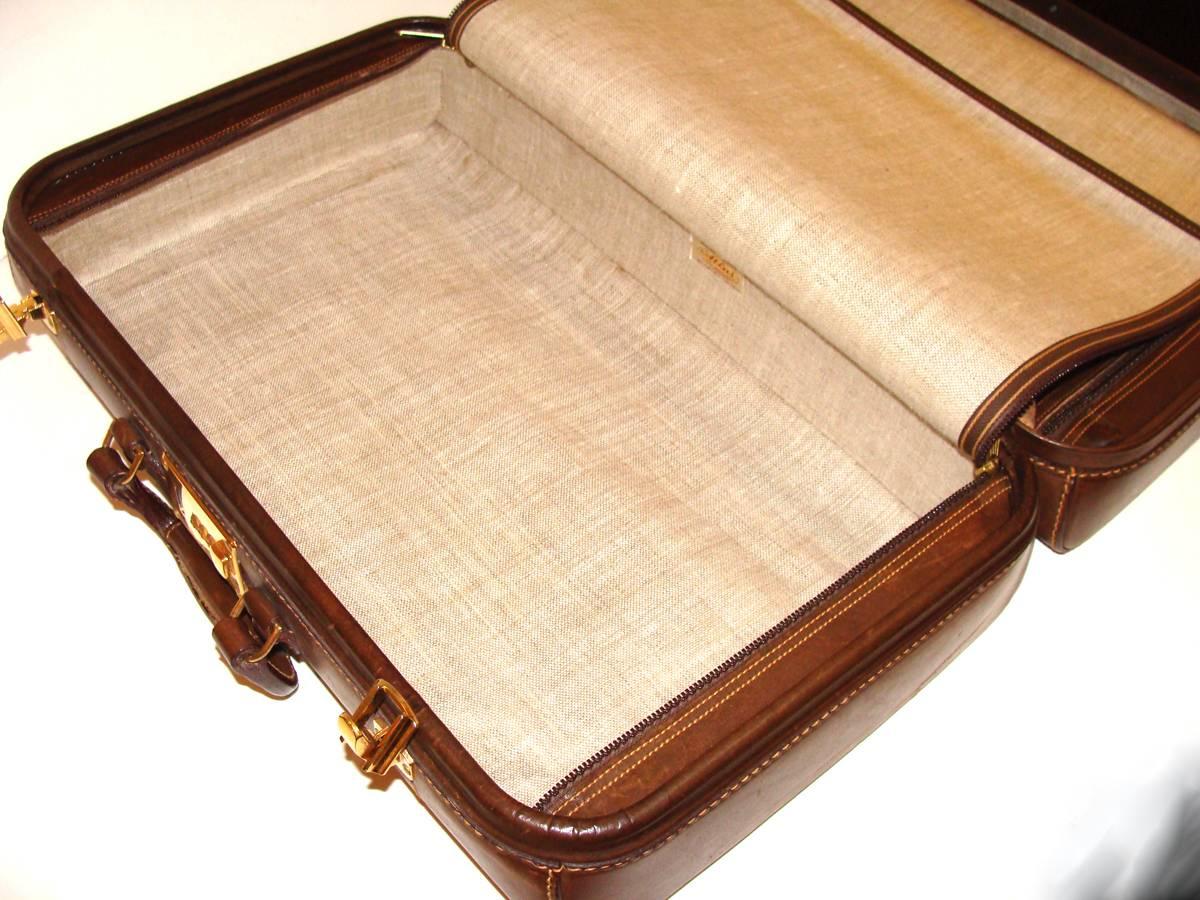 Atlas Vintage Leather Suitcase Overniter Holiday Gift at 1stDibs ...