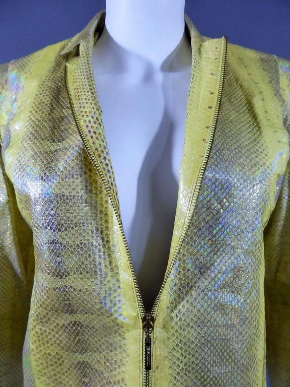 Roberto Cavalli Python Suit at 1stDibs | suit in python