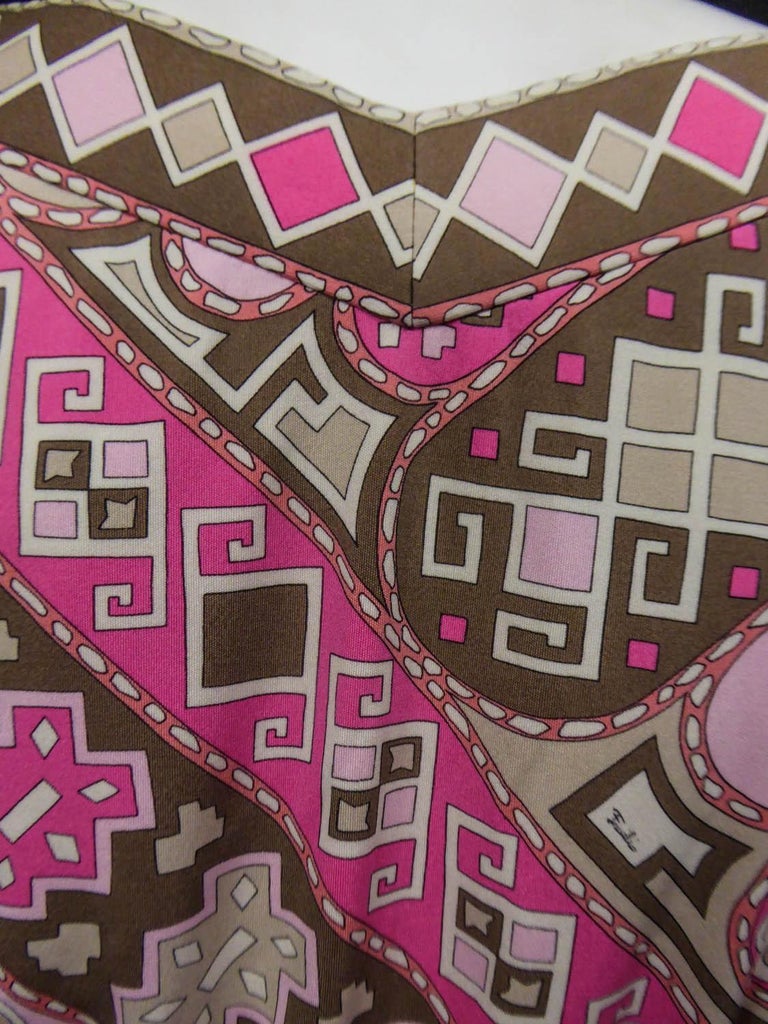 An Emilio Pucci Psychedelic Dress and Bandana- Italy Circa 1970 For ...