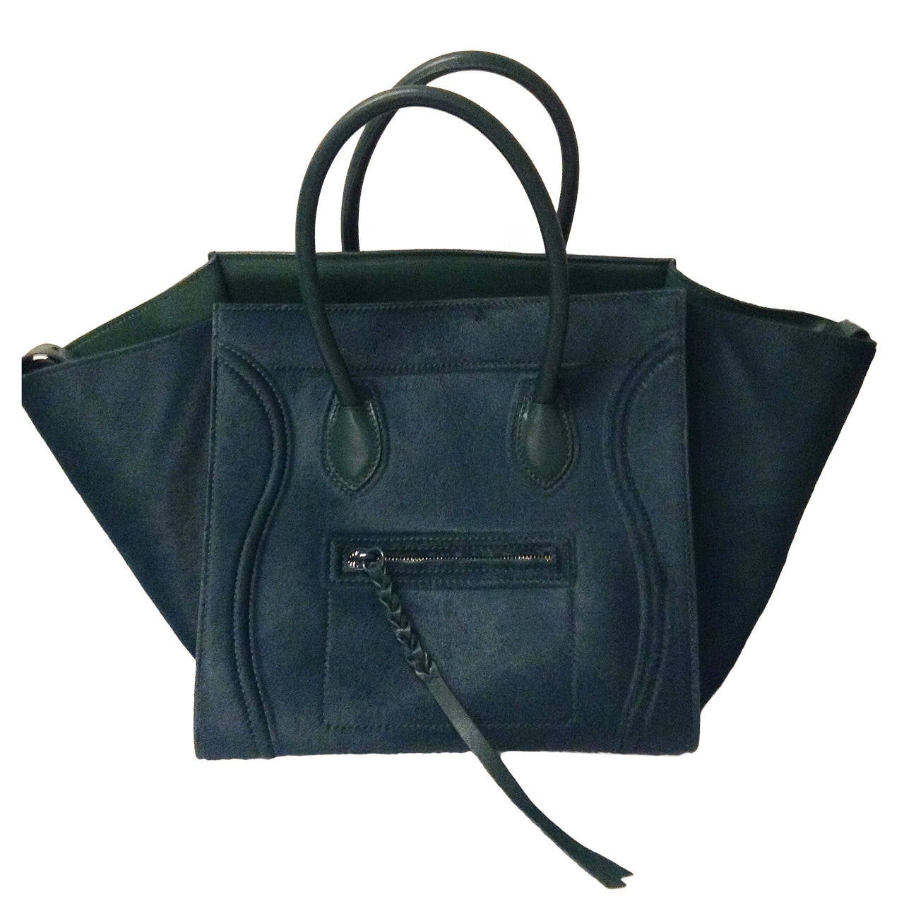 2014 CELINE JADE Pony Hair Medium Phantom Rare Retail $5000 + For Sale ...