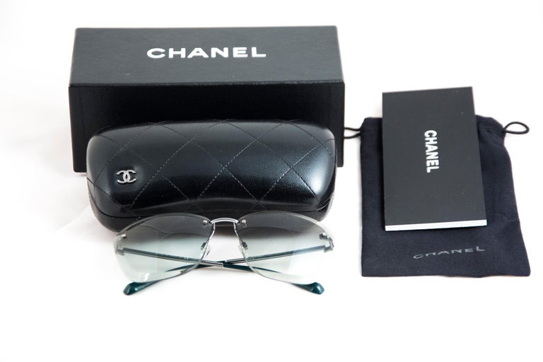 Chanel pilot sunglasses, 2000s For Sale at 1stDibs